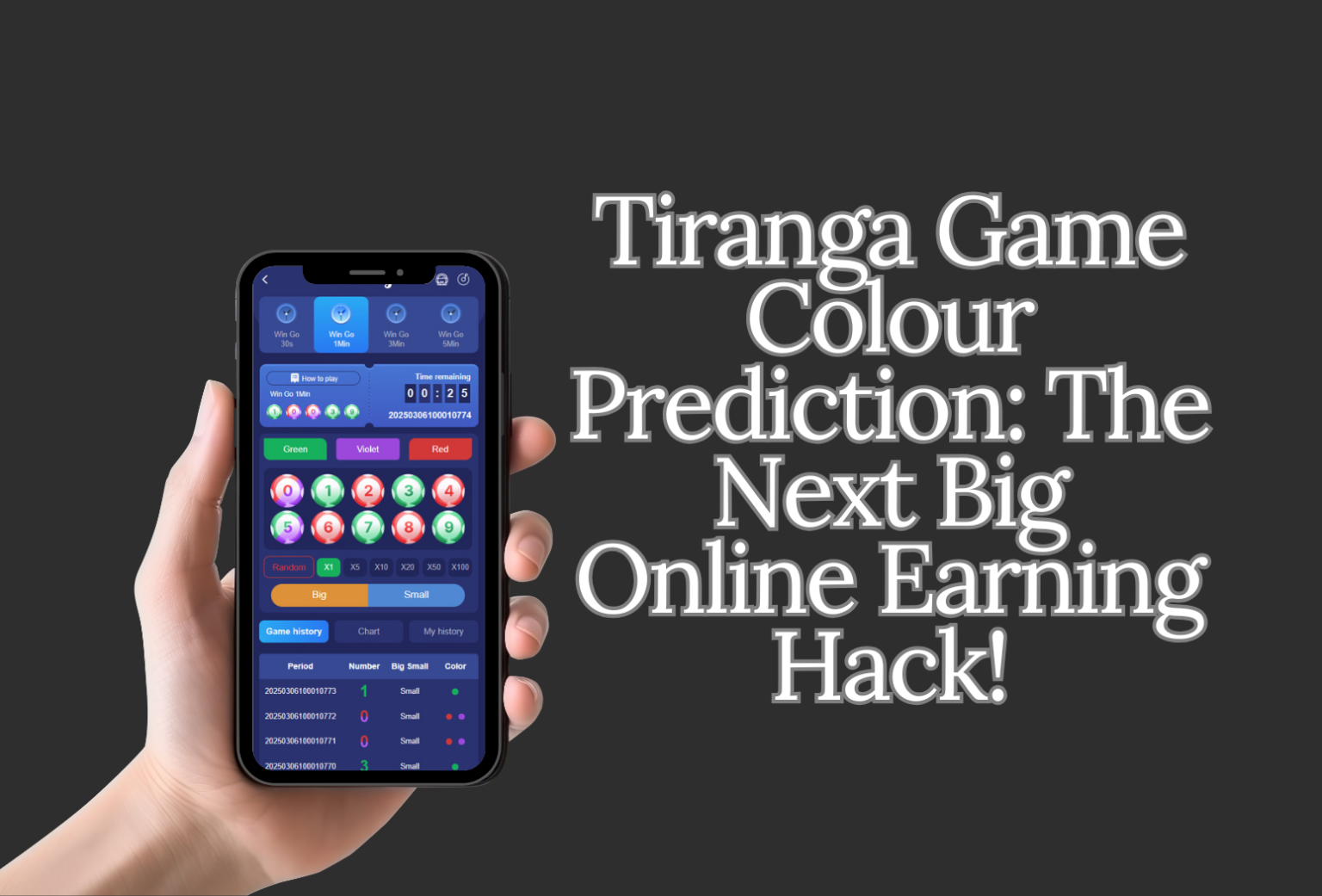 Tiranga Game Colour Prediction: The Next Big Online Earning Hack - Tiranga Game